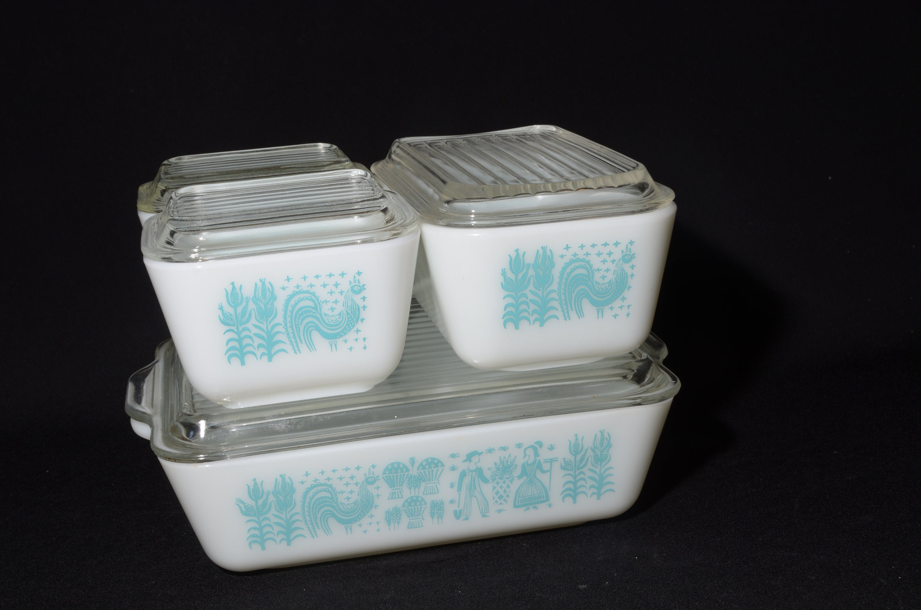 PYREX Amish Butterprint Full set Butterprint Fridgies with | Etsy