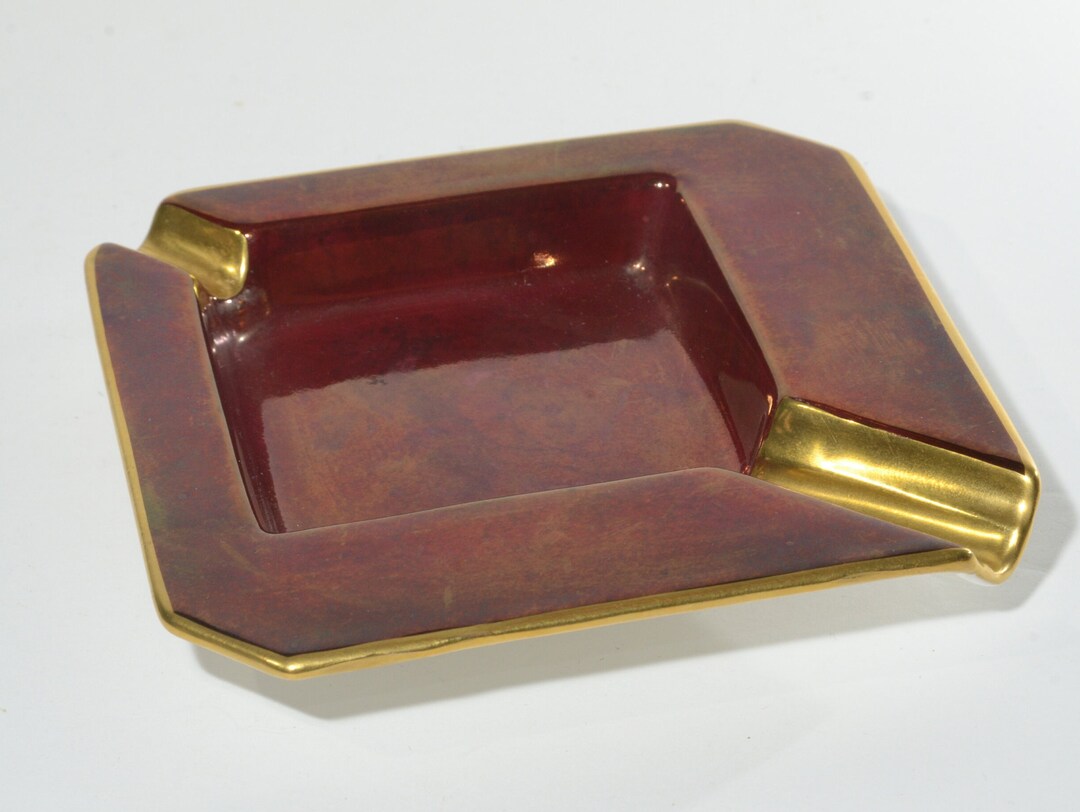 Vintage Rouge Royale Carlton Ware Ashtray Collectible England 1622 Red ...