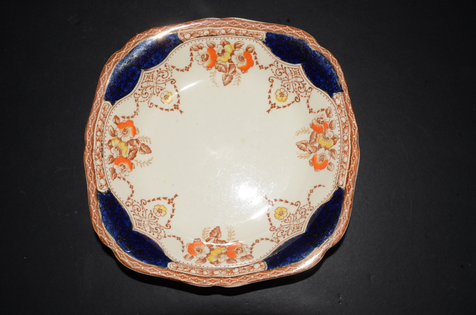 Antique H &K Tunstall Regent Derby Bone China Serving Bowl Medium Hand ...