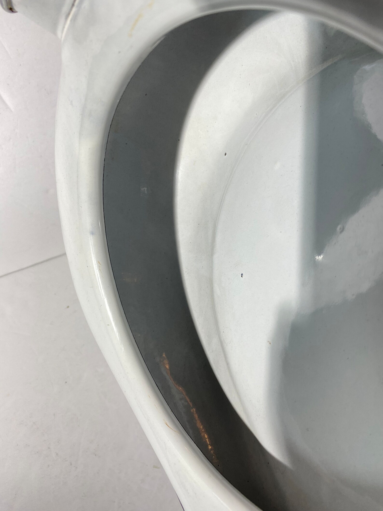 Vintage Enamelware Bedpan Urinal Nursing Student Gift Enamel Ware ...