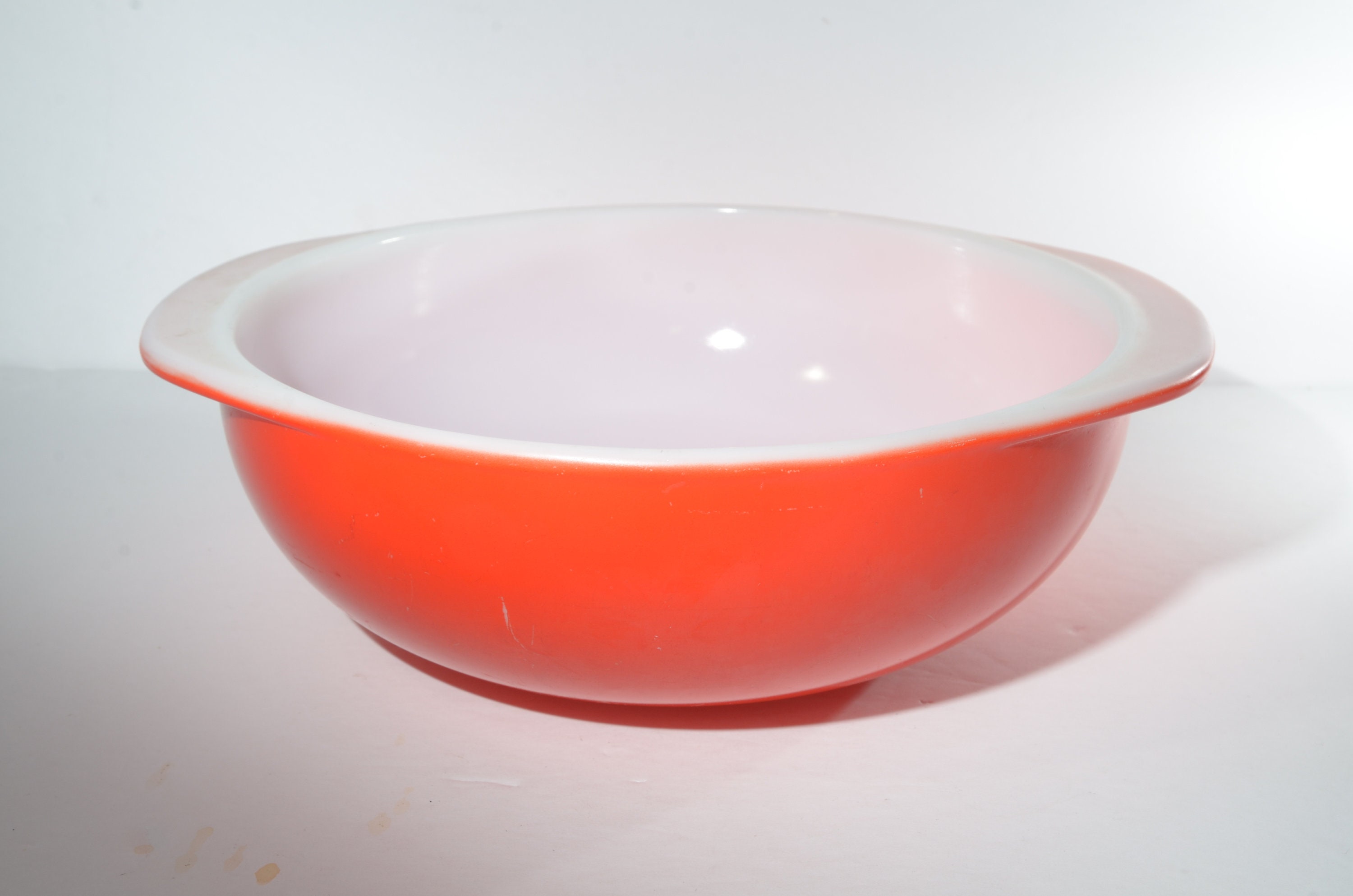 PYREX Red Round Casserole Vintage Pyrex Cocotte Made in USA - Etsy