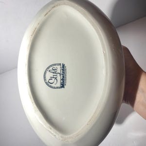 Midwinter Style Casserole Dish With Lid England Vintage Pottery Oval ...