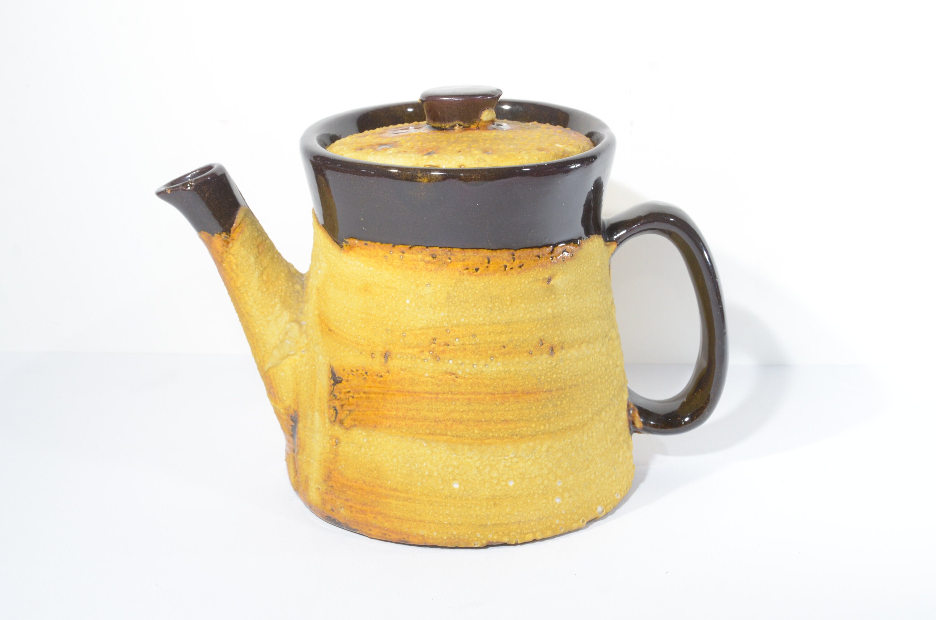 Laurentian Pottery ARTISAN Teapot Coffee Pot Vintage Canada Canadian ...