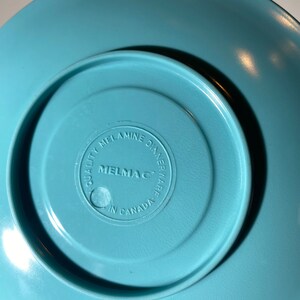 Set of 4 Vintage MELMAC Melamine Turquoise Blue Teacup and Saucer MCM ...
