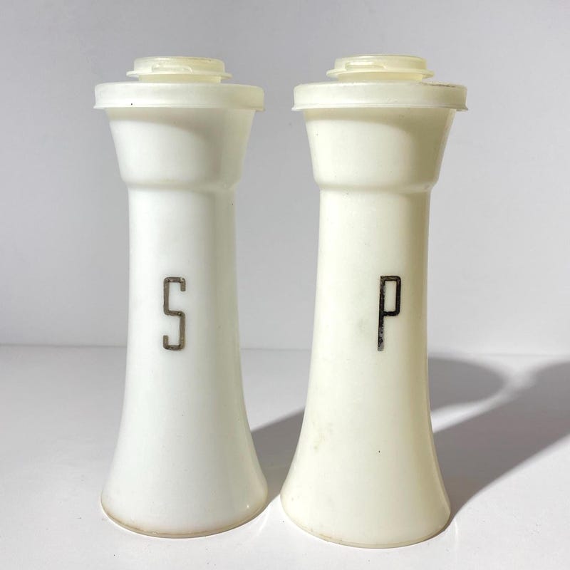 Tupperware Salt and Pepper Shakers - Etsy