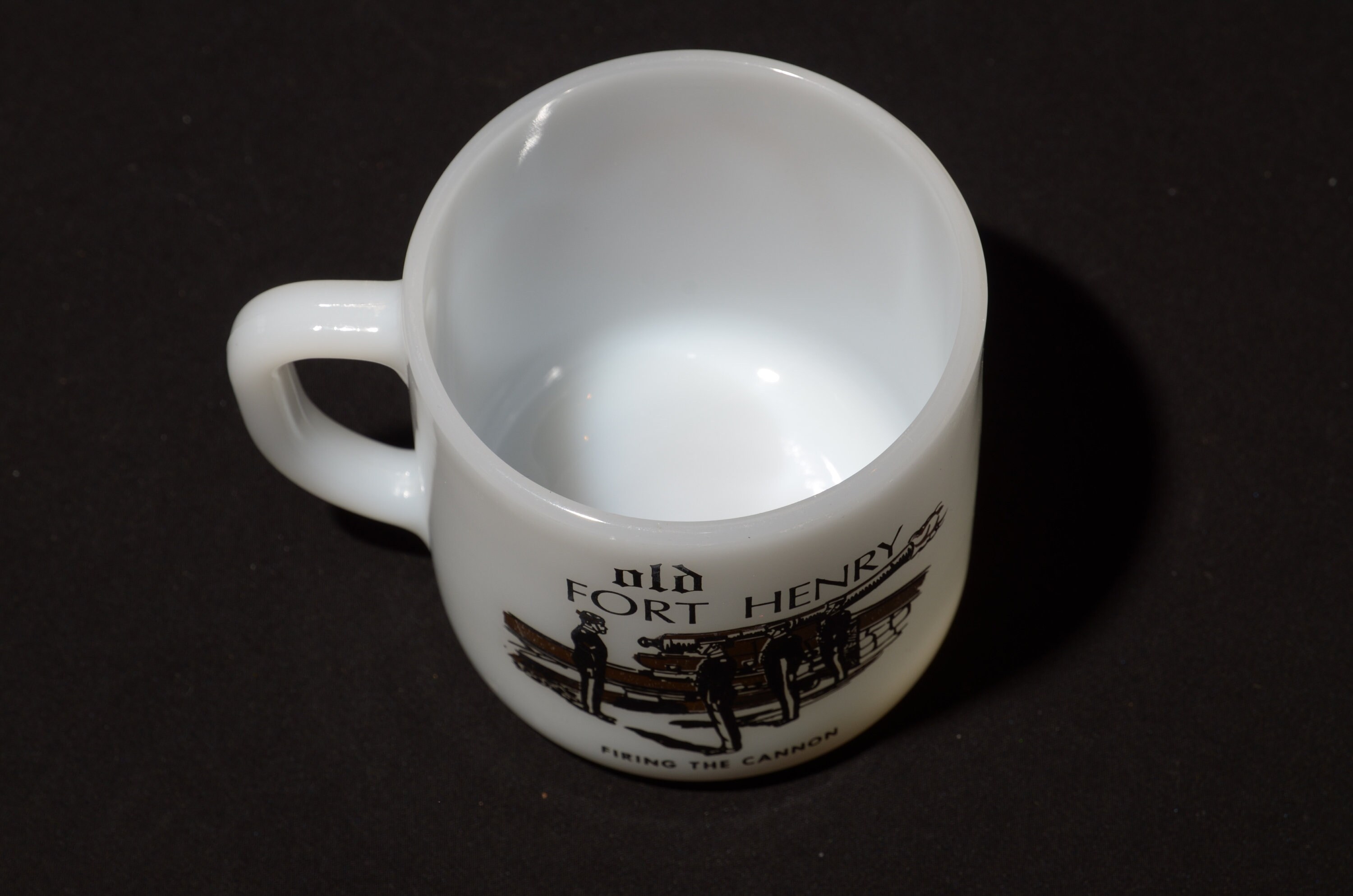 FEDERAL GLASS Old Fort Henry Firing the Cannon Mug Coffee Mug - Etsy