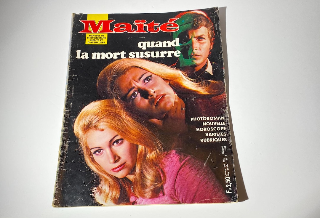 Photoroman MAITÉ Magazine in FRENCH Photo-story Photonovel 1968 ...