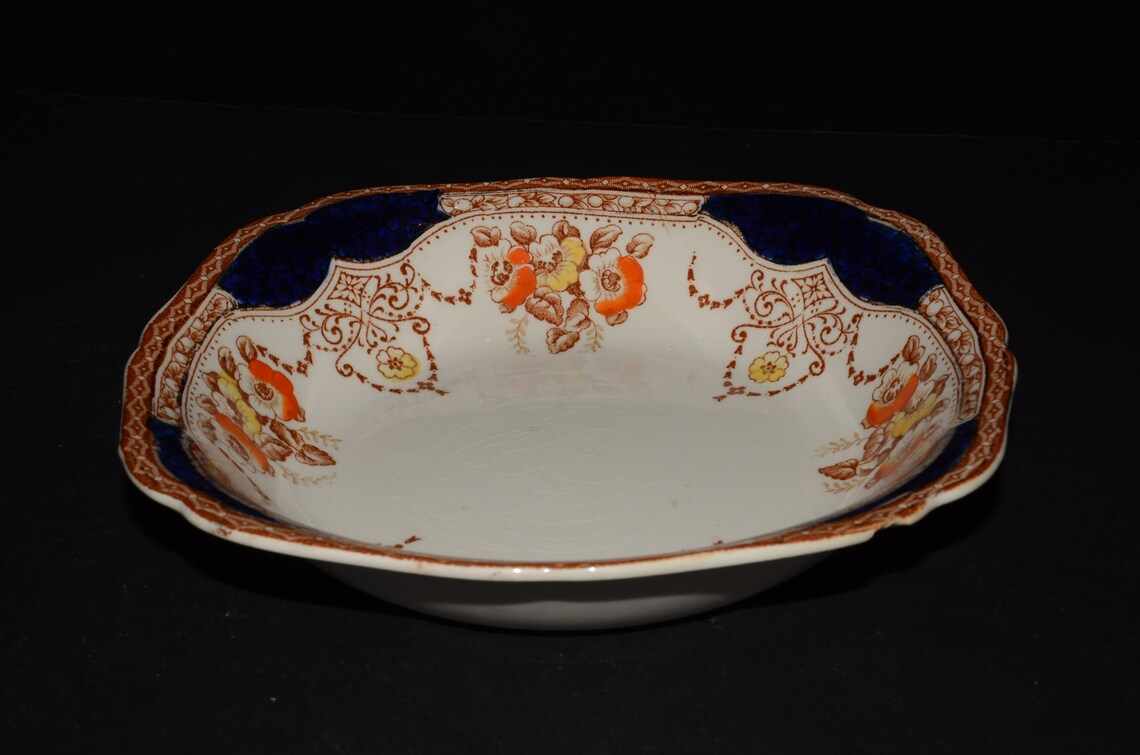 Antique H &K Tunstall Regent Derby Bone China Serving Bowl Medium Hand ...
