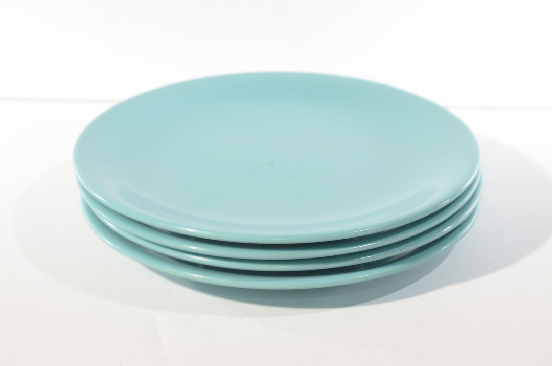 Vintage MELMAC Turquoise Set of 4 Dessert Plate 6 Inches Small Plate ...