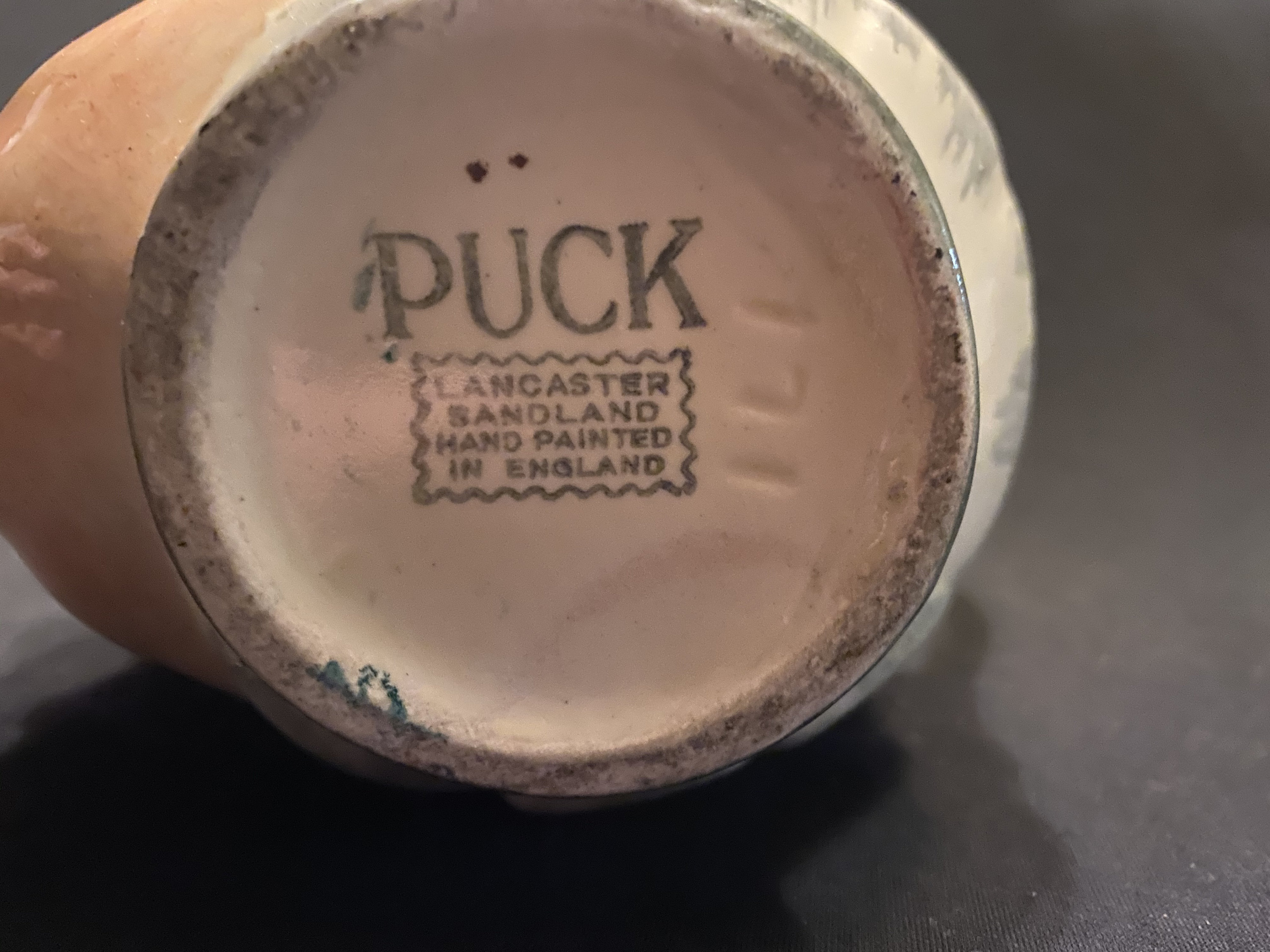 Vintage Puck Lancaster Face Shaped Character Jug Mint Condition England ...