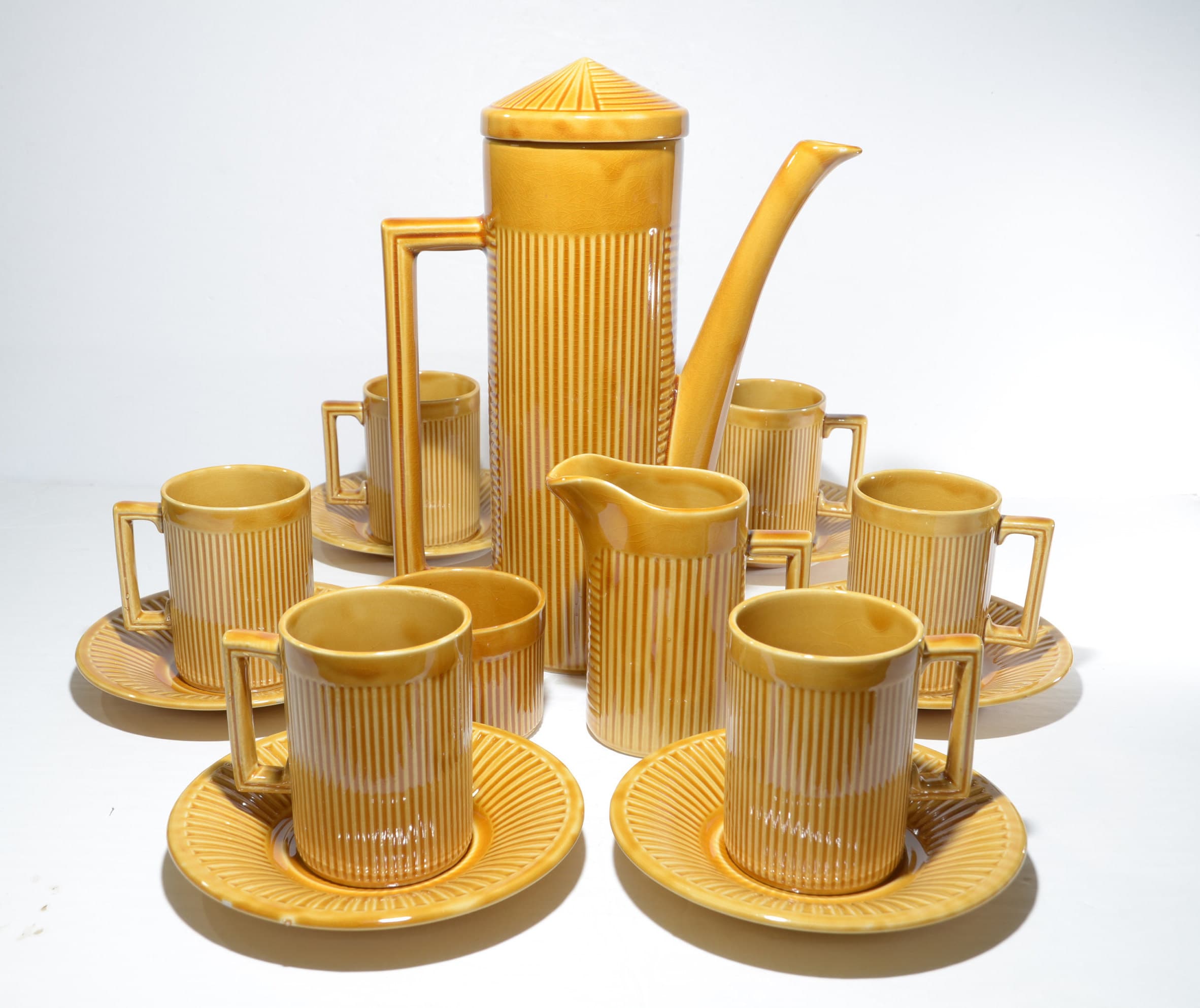 espresso cup set mid century coffee set tea for two tea pot set gift ...