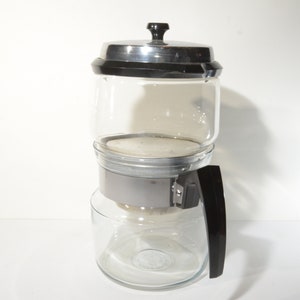 PYREX Deluxe Flameware 8856-B 6 Cup Drip Coffee Maker Glass Coffee Pot ...