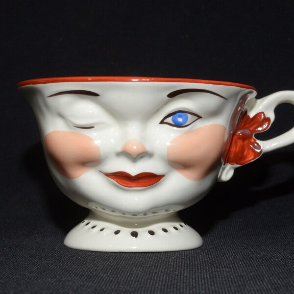 Female Winking Face - Etsy