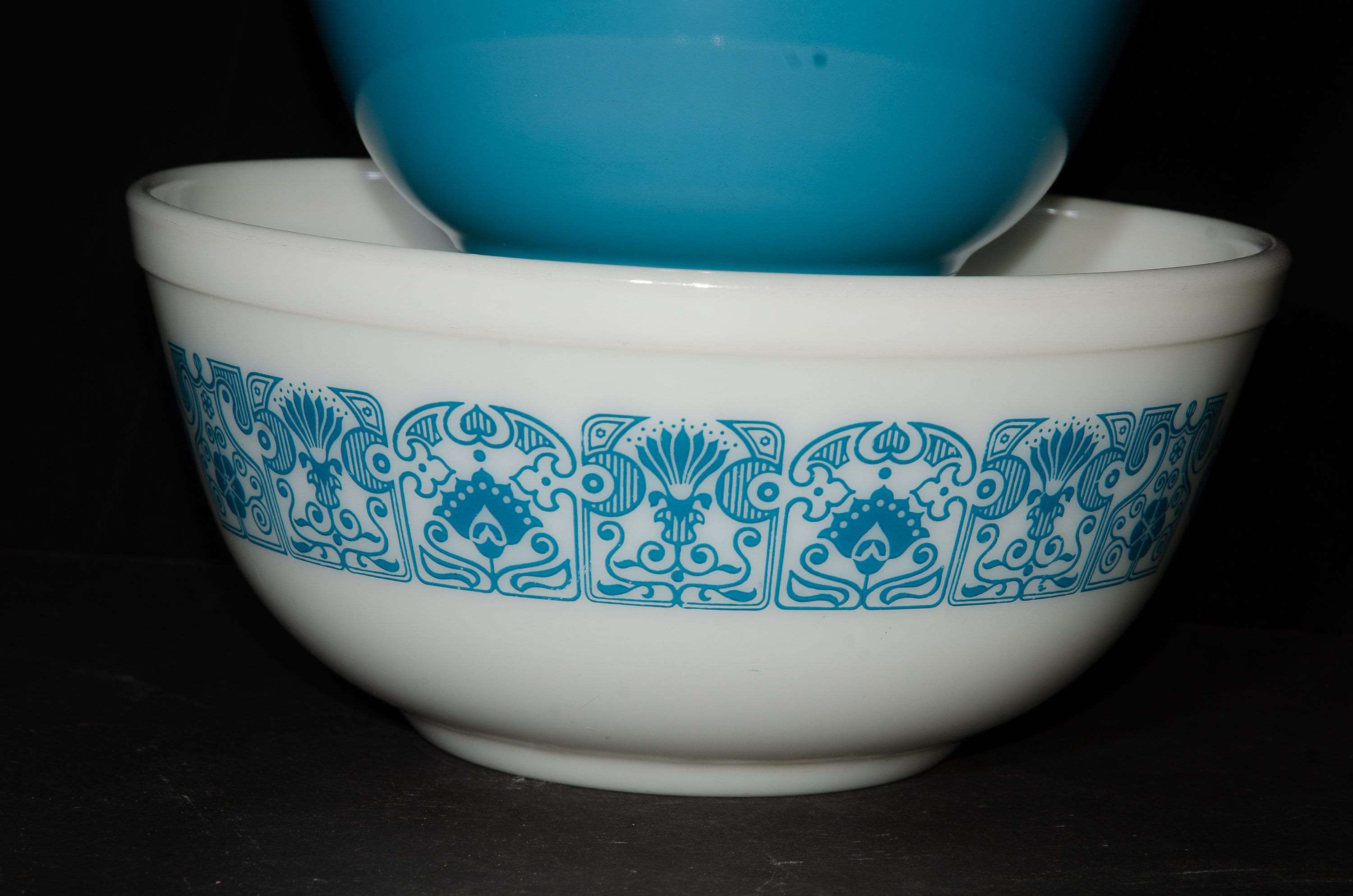 PYREX Horizon Blue Set of 3 bowls 401 402 and 403 Vintage | Etsy