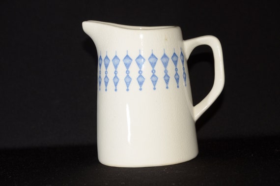 Vintage Diamant Bleu Blue Diamond Creamer Jug 4 | Etsy