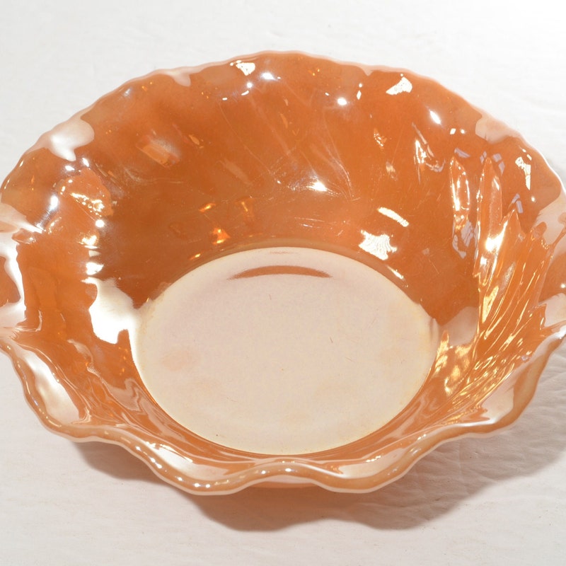Fireking Peach Luster - Etsy