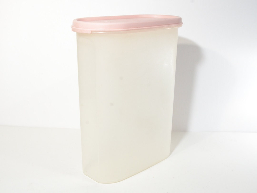 Vintage TUPPERWARE Modular Mates 1614 Container Storer Solid Lid Pink ...