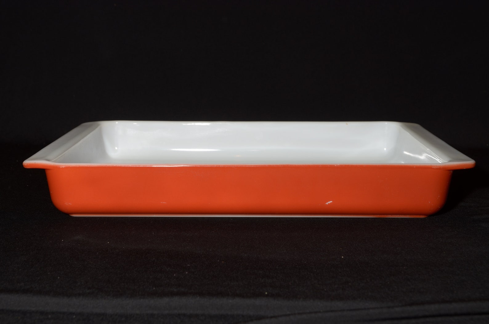 PYREX burnt orange Lasagna Pan 933 Baking Dish Mid | Etsy