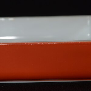 PYREX Burnt Orange Lasagna Pan 933 Baking Dish Mid Century Handles ...