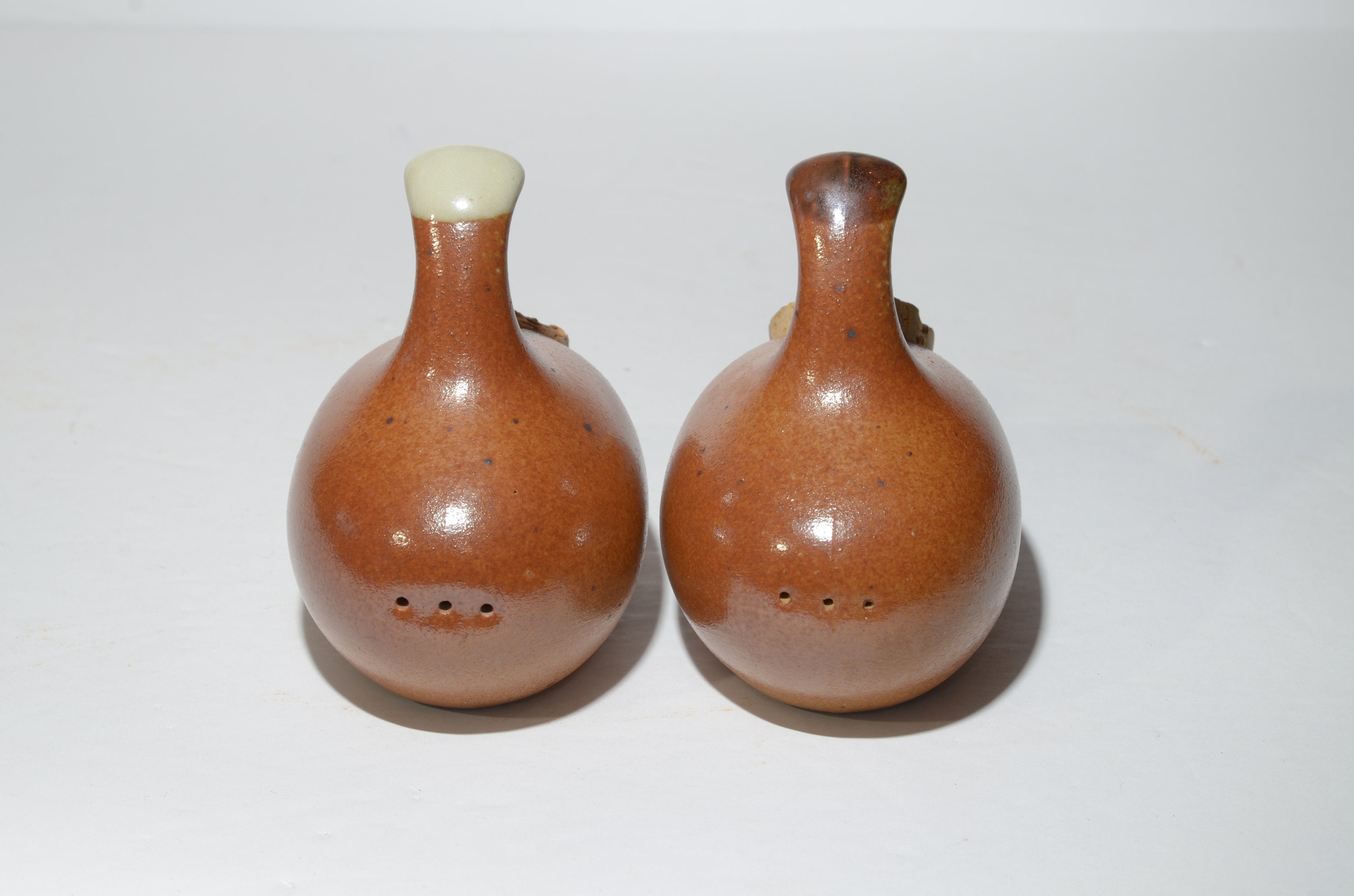 Vintage Salt and Pepper Shakers Sial Hors Serie Art Pottery - Etsy