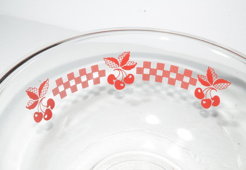 Set of 3 Vintage PYREX Red Cherry Cherries Bowl Mixing | Etsy