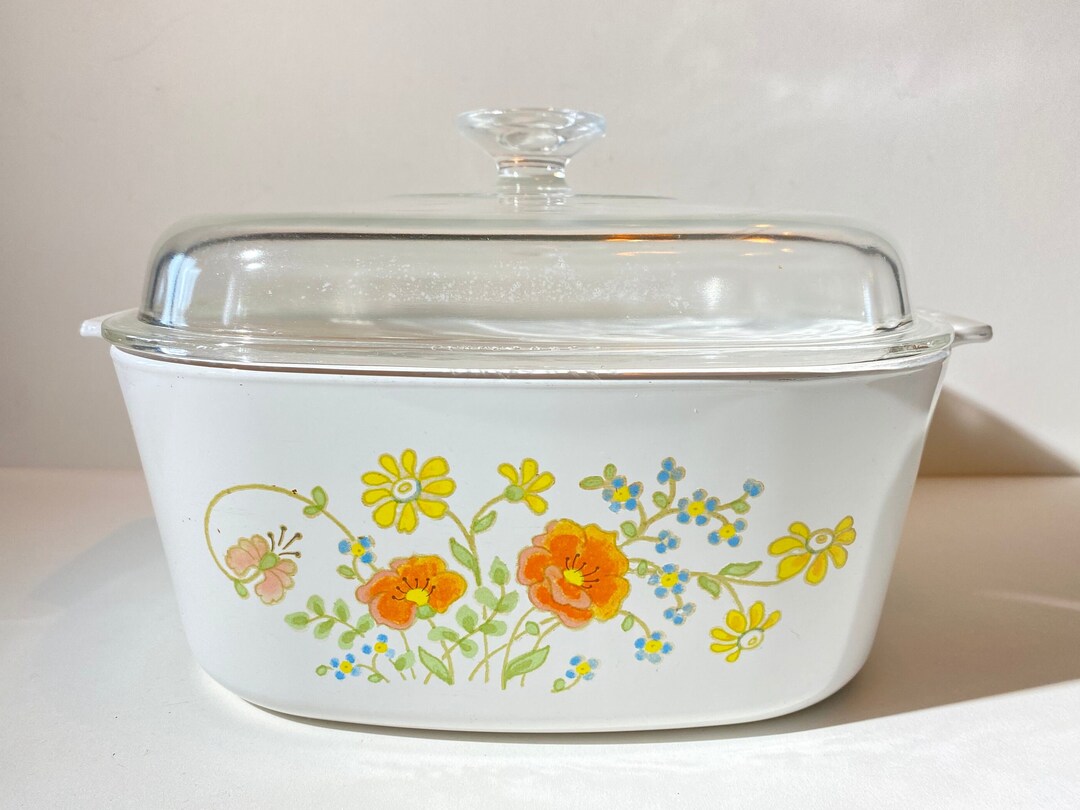 CORNING WARE Wildflower Dutch Oven 5 Quart Poppy A-5-B 5 Liter ...