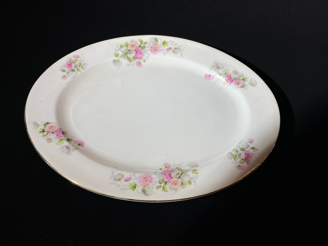 Antique Bavaria Zs&co Zeh Scherzer Hand Painted Platter Serving Plate ...