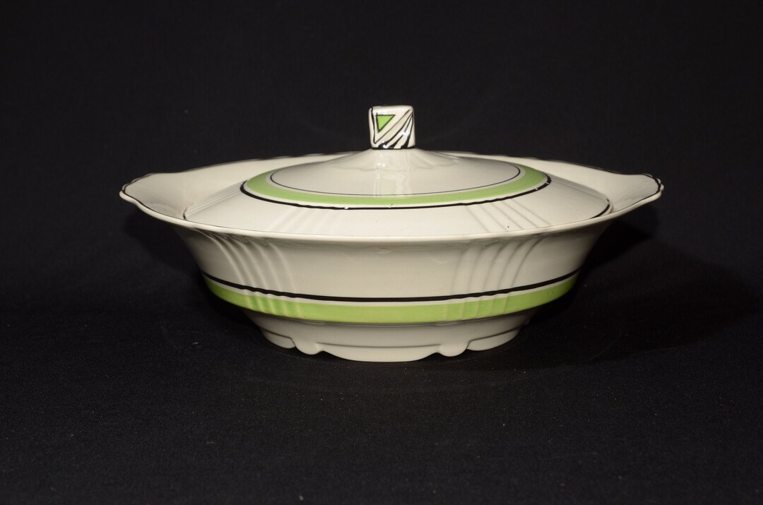 MYOTT Bone China Tureen Casserole Dish Lid Covered Serving Dish ...