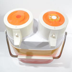 Peacock Double Pump Thermos Twin Airpot Mid-century Double Side Pump ...