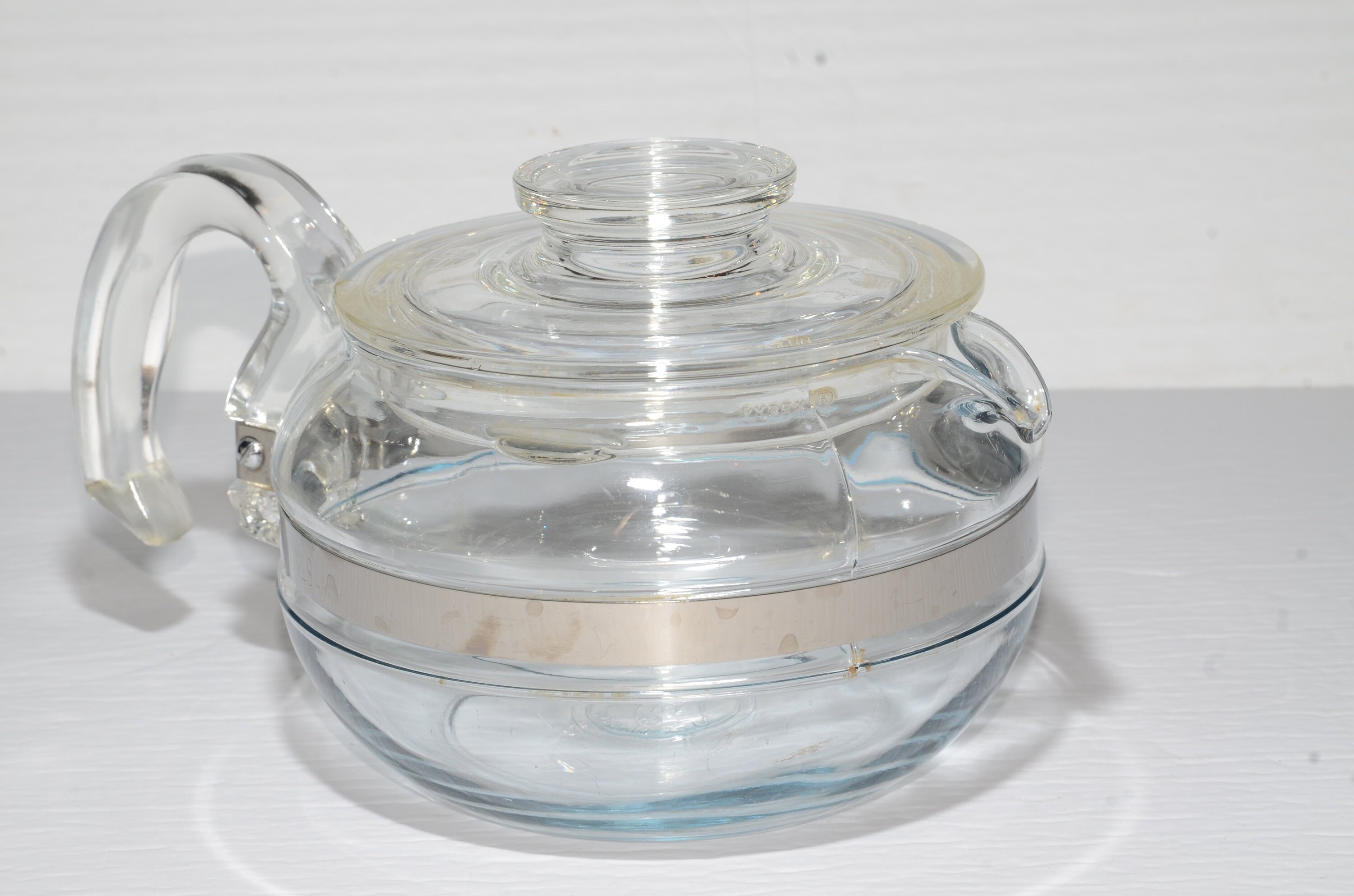 PYREX Flameware 6 Cup Glass Tea Pot Teapot 8446B Vintage - Etsy