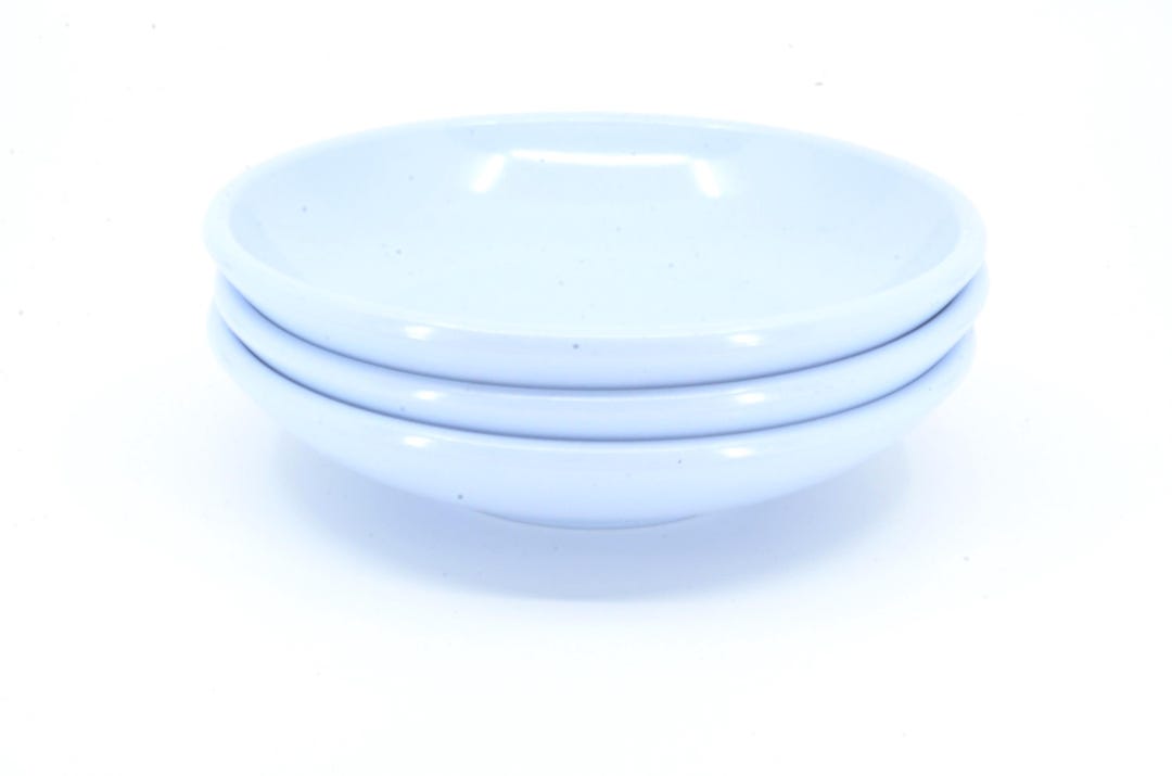 Vintage Set of 4 MELMAC STYLEWARE by Maplex Pastel Blue Sauce Bowl Low ...