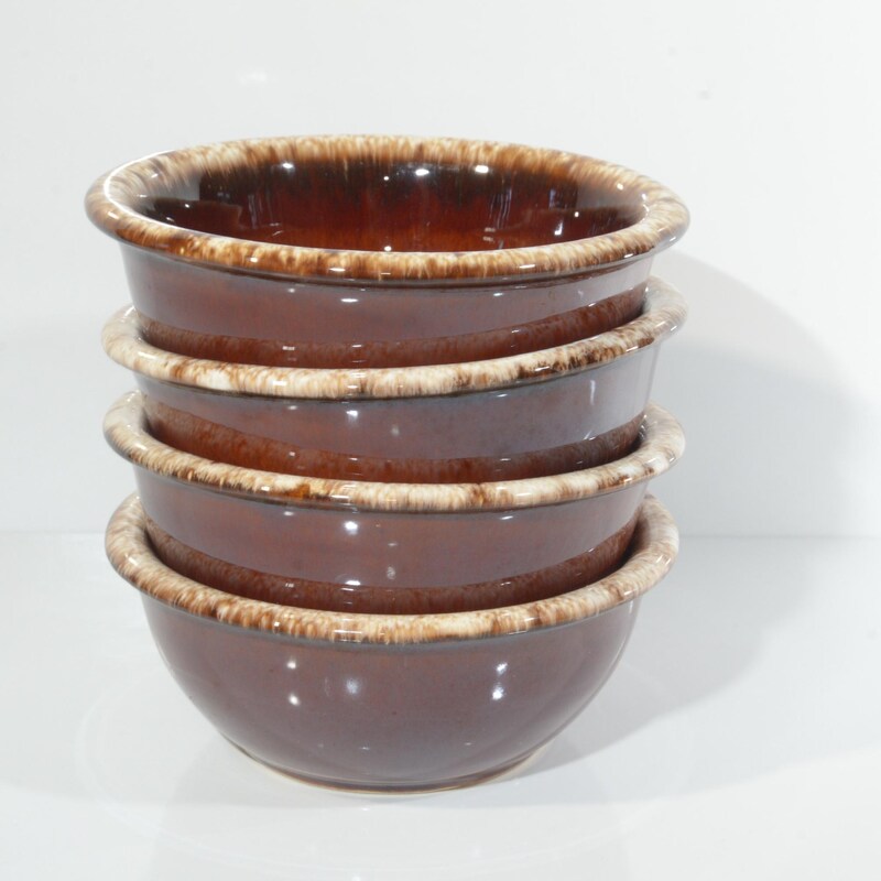 Brown Drip Pottery - Etsy