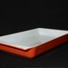 PYREX Burnt Orange Lasagna Pan 933 Baking Dish Mid Century Handles ...