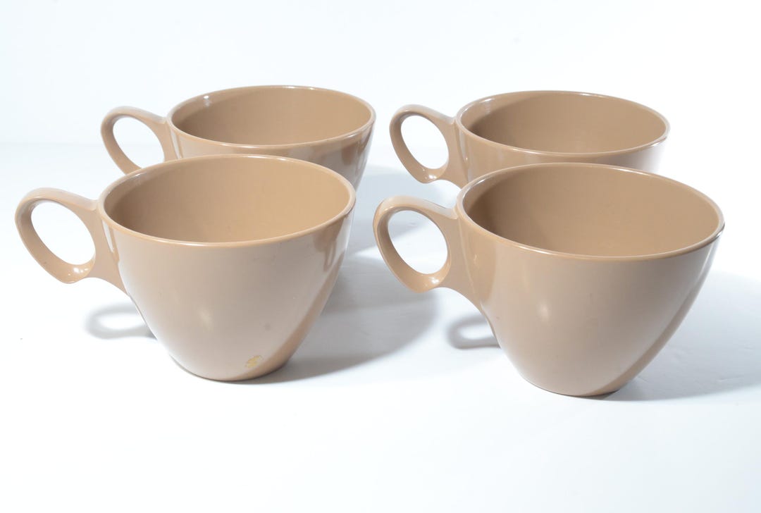Vintage MELMAC Dorchester Cup Mug Chocolate Milk Set of 4 Coffee Cup ...