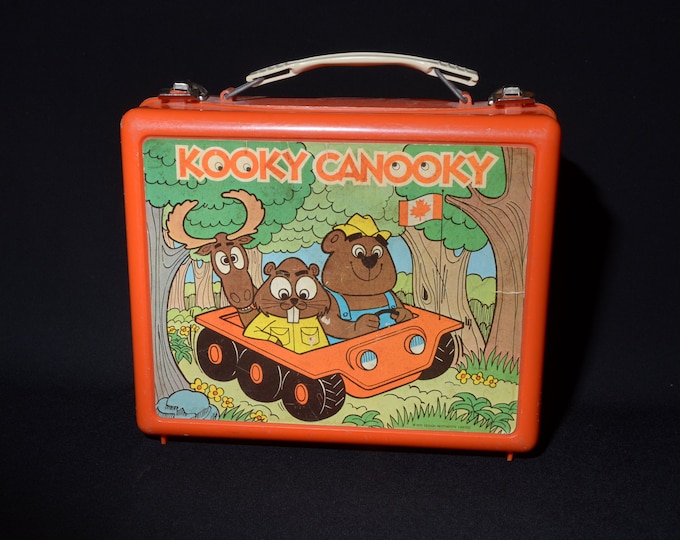 Vintage Plastic Lunch Box Kooky Canooky Lunch Box Collectible Retro ...