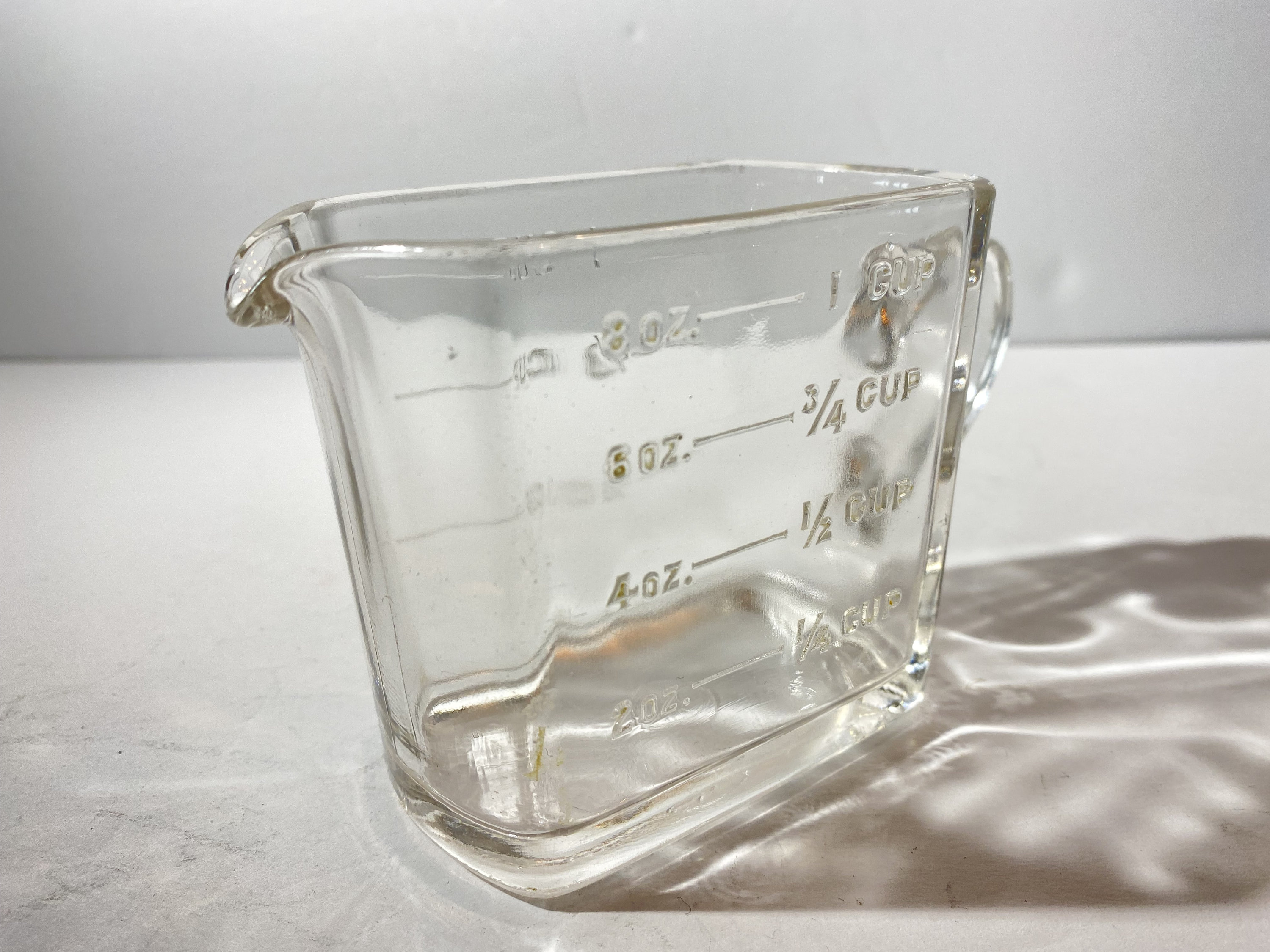 KELLOGGS Clear Glass Measuring Cup 8 Oz 1 Cup Vintage - Etsy
