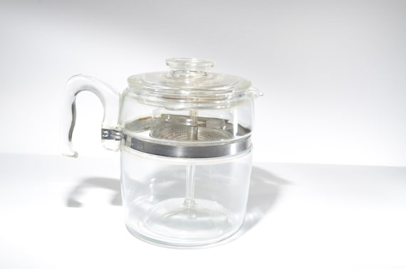PYREX Flameware 9 Cup Glass Coffee Pot Coffee Percolator All | Etsy