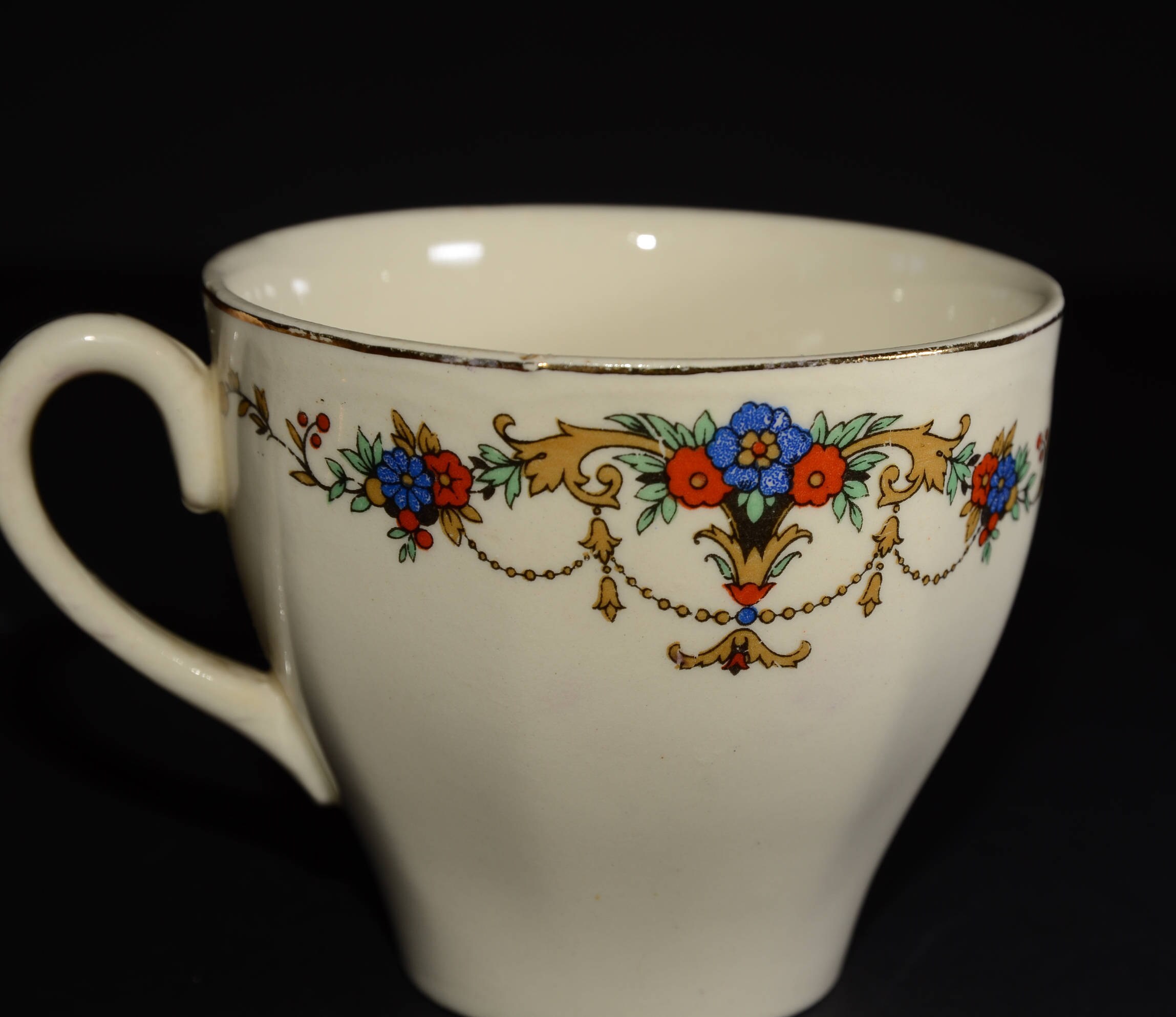 Vintage ALFRED MEAKIN Creamware Tea Cup and Saucer Set Bone - Etsy Sweden