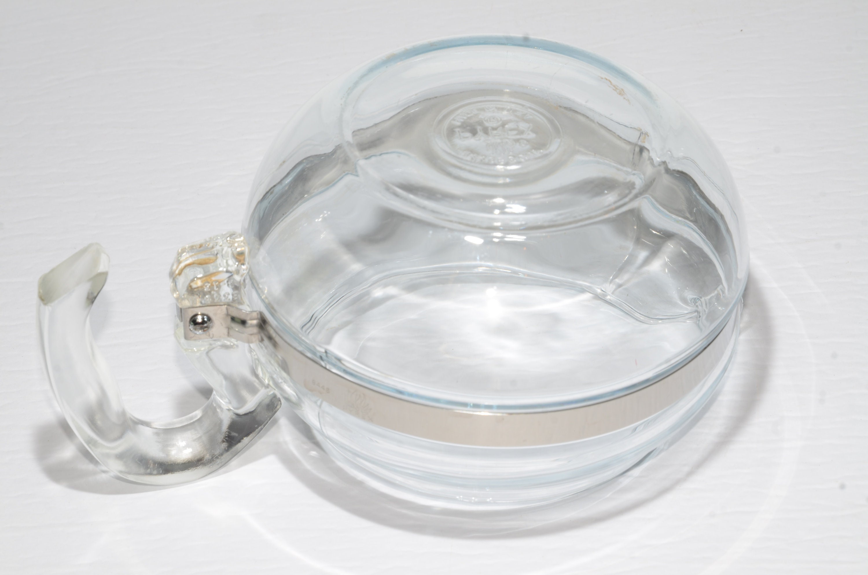 PYREX Flameware 6 Cup Glass Tea Pot Teapot 8446B Vintage Carafe Retro ...