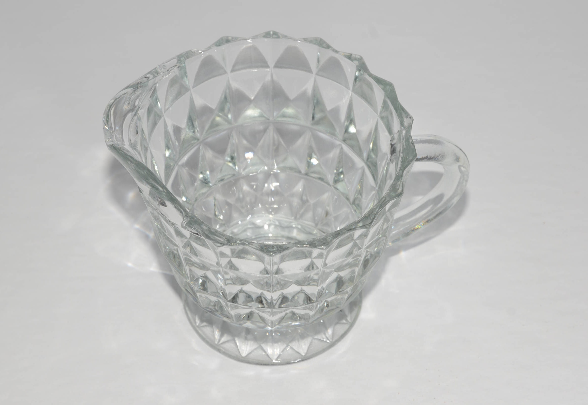 Vintage Depression Glass Jeannette Glass Cubic Pattern | Etsy