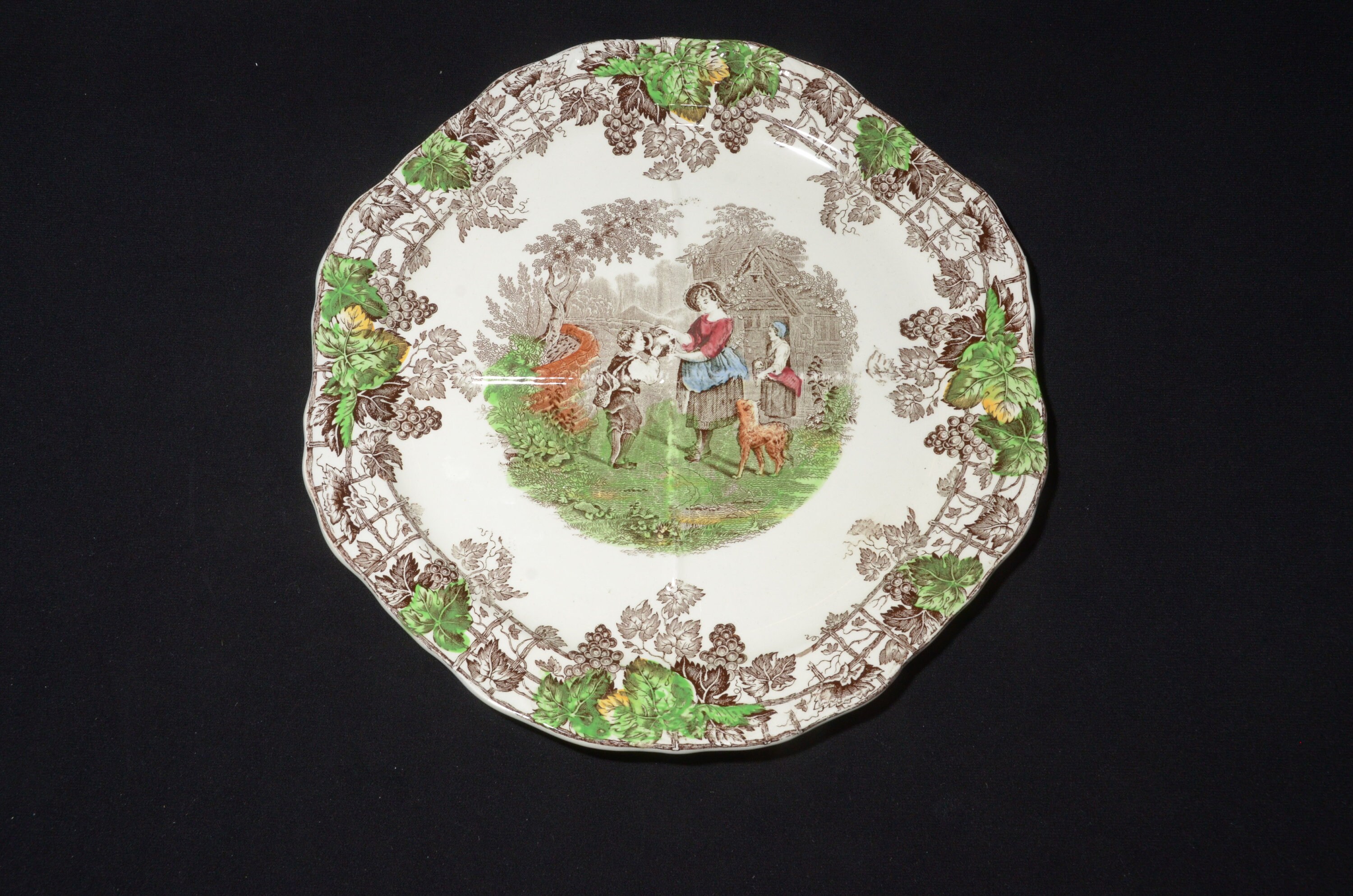 Copeland Spode Byron Series No 2 Sandwich Plate Divided England ...