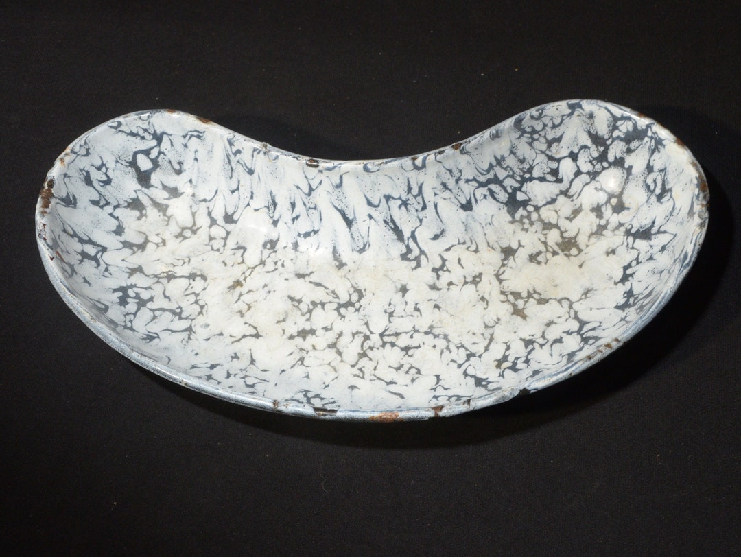 Vintage Enamelware Enameled Tray With Kidney Shape Medical Equipment ...