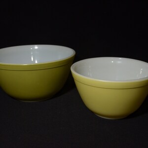 Full Set (4) of PYREX VERDE Mixing Bowls Vintage Pyrex Mixing Bowl Set ...