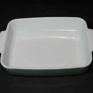 PYREX Dark Green HEINZ Casserole Dish 1953 Promotional Promo Piece Made ...