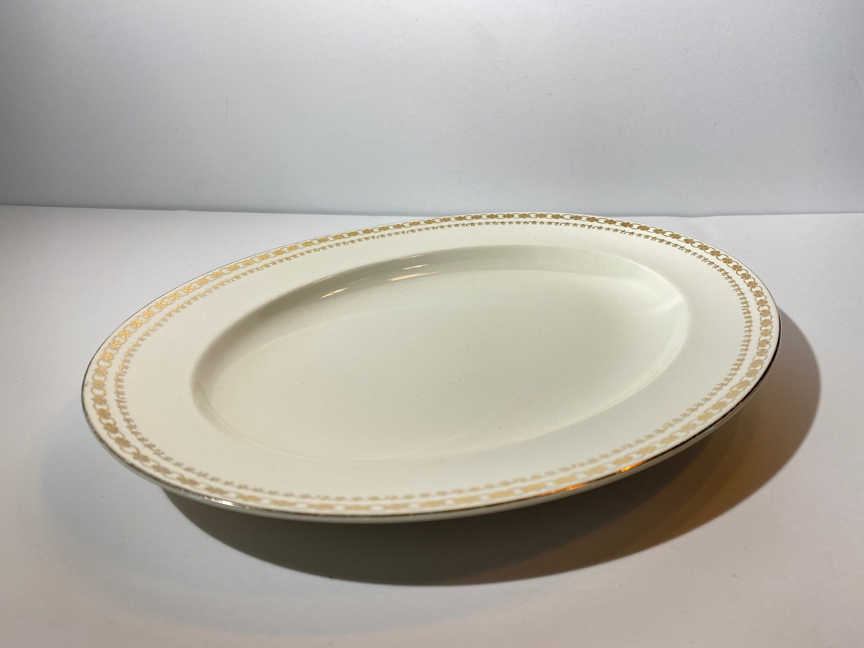 ALFRED MEAKIN Gold Crown Serving Plate Platter 12-1/2 Inches - Etsy
