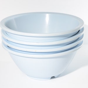 Vintage MELMAC Blue GPL Canadian Melamine Set of 4 Soup Bowl Cereal ...