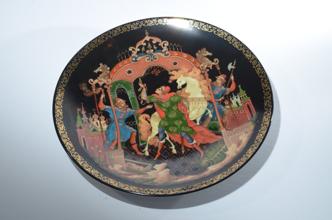 Plate Fairy Tales Collection the Golden Bridle Limited Edition Made in ...