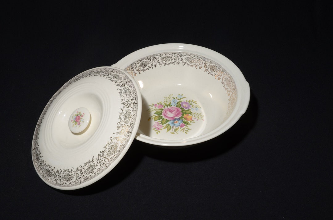Georgian China Collingwood Serving Dish Vegetable Bowl Tureen Lid ...