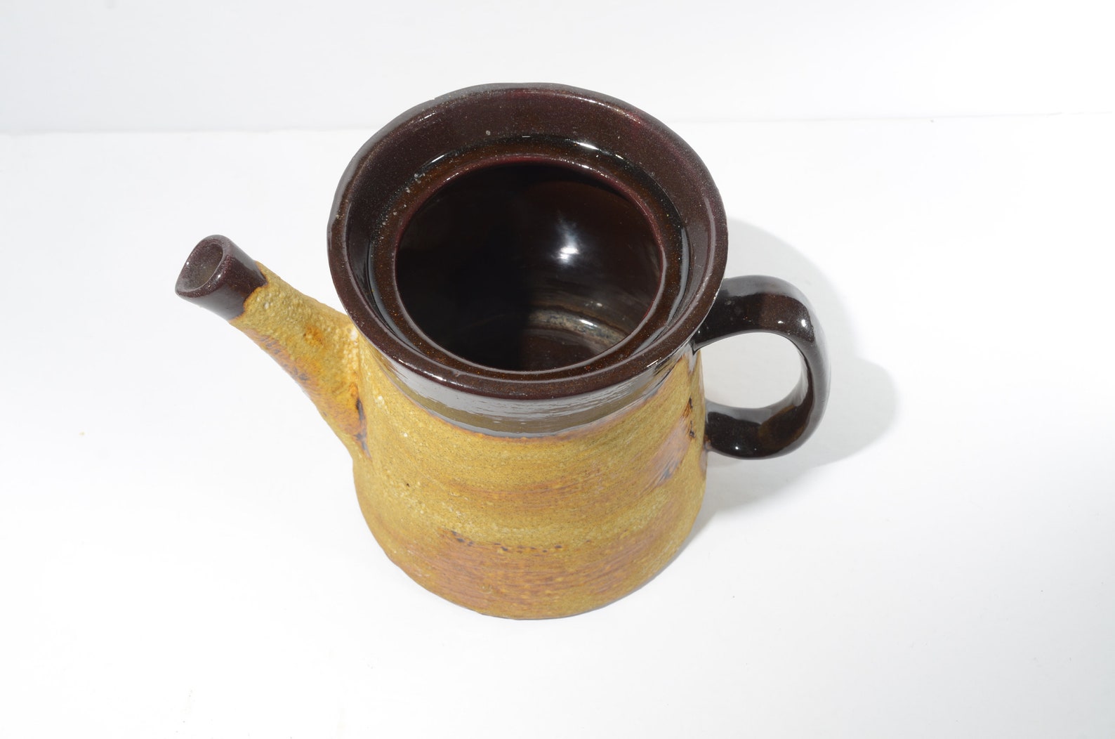 Laurentian Pottery ARTISAN Teapot Coffee Pot Vintage Canada Canadian ...