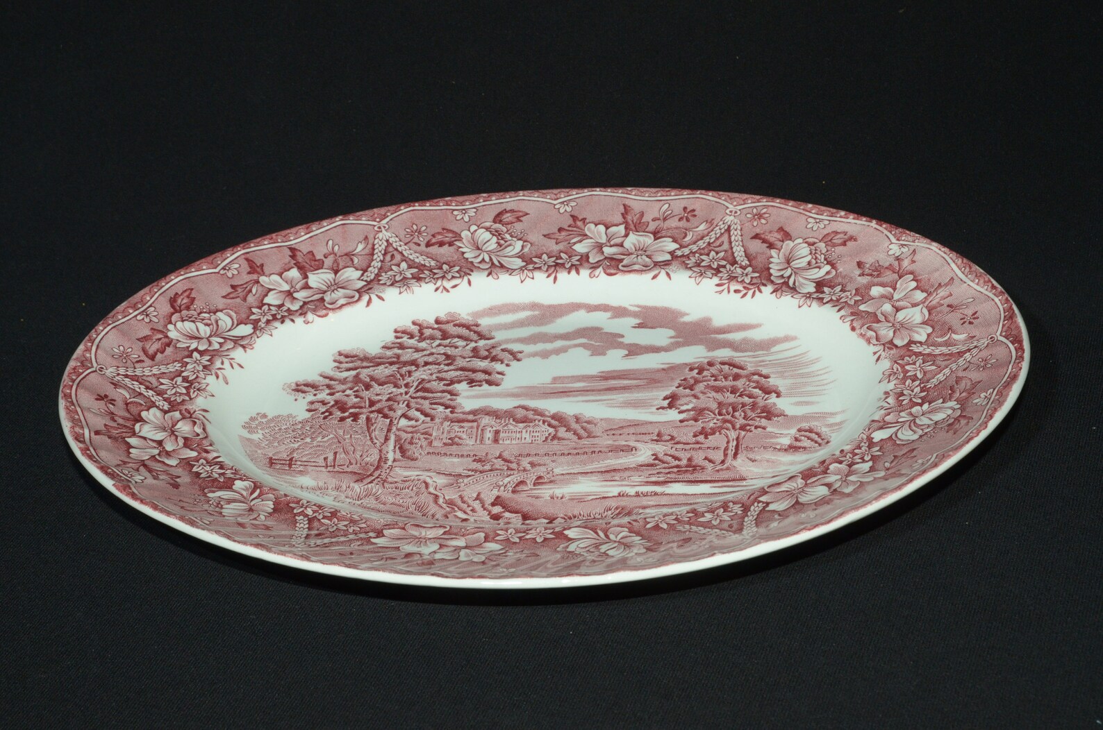 Vintage Old Castle by Barratts Platter Serving Plate 12 Inches England ...